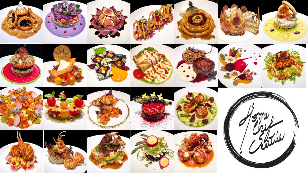 DISH PLATING INSPIRATION- Over 100 Beautifully Plated Dishes - YouTube