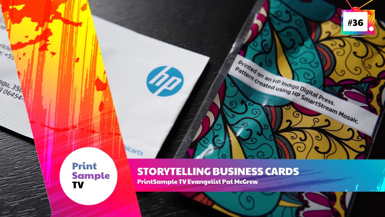 Storytelling Business Cards · Print Sample TV · Pat McGrew - YouTube