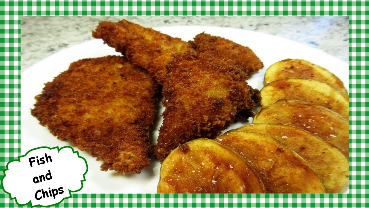 How to Make Crispy Fish and Chips Dinner ~ Easy Fish Sandwich Recipe ...