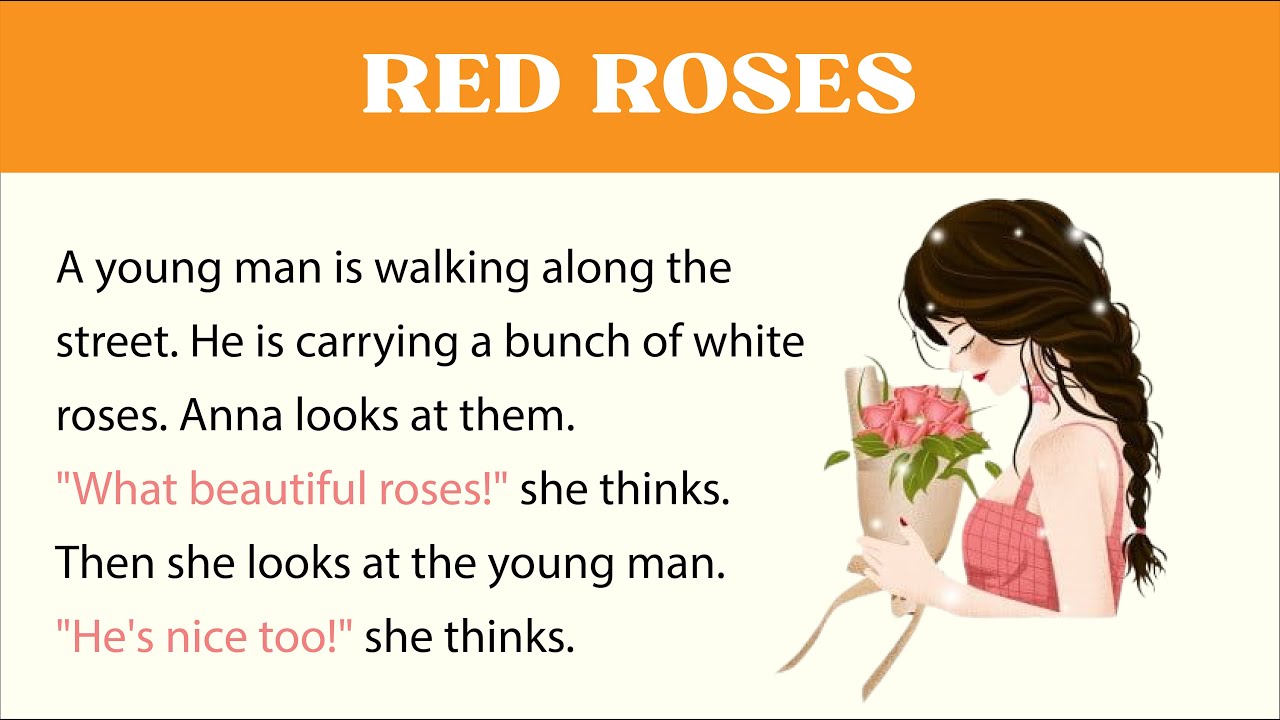 Story English To Practice | Red Roses - YouTube