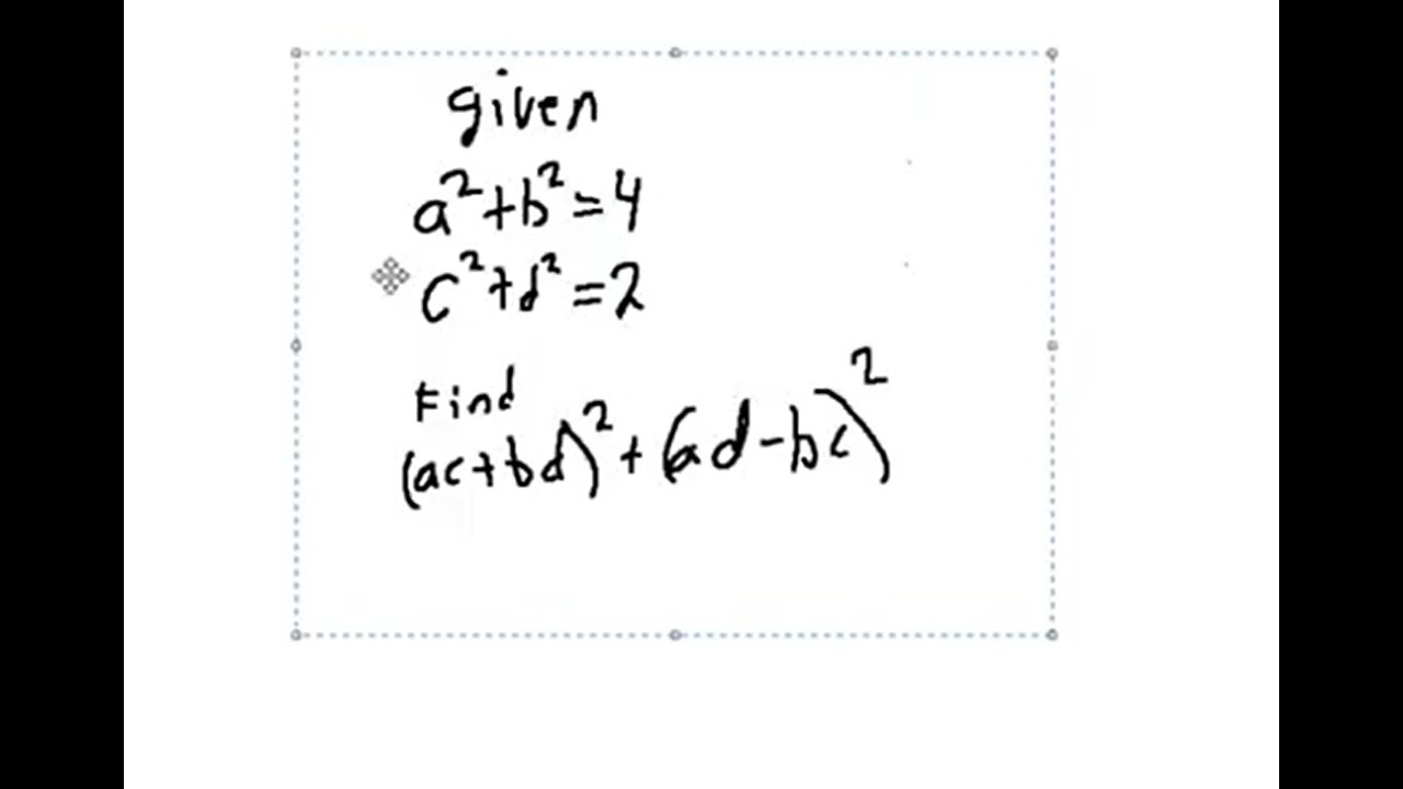 DIFFICULT Algebra Problem (and how to do it!) - YouTube