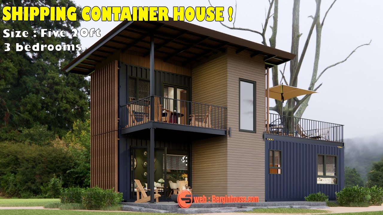 Shipping Container Homes | 3 Bedrooms | Beautiful Container House With ...
