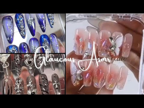 Asmr business packing order [nails collections]-1 - YouTube