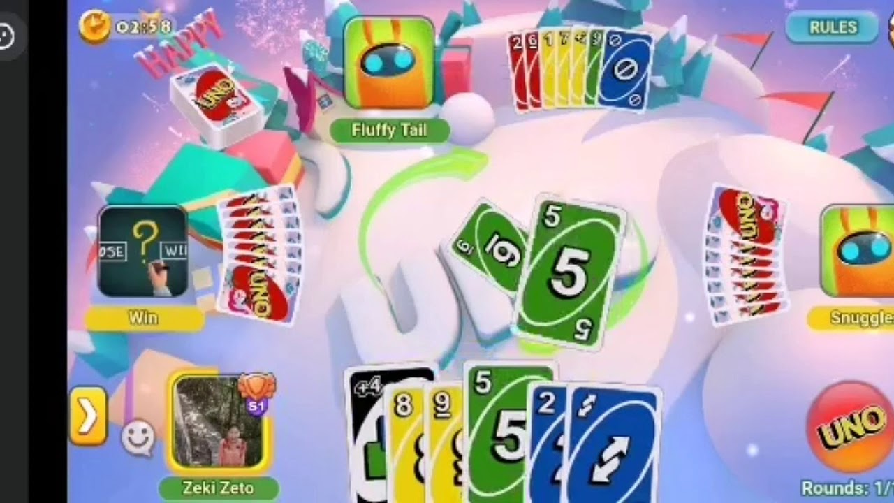 My UNO game with my UNO friend- Win and two robots. - YouTube