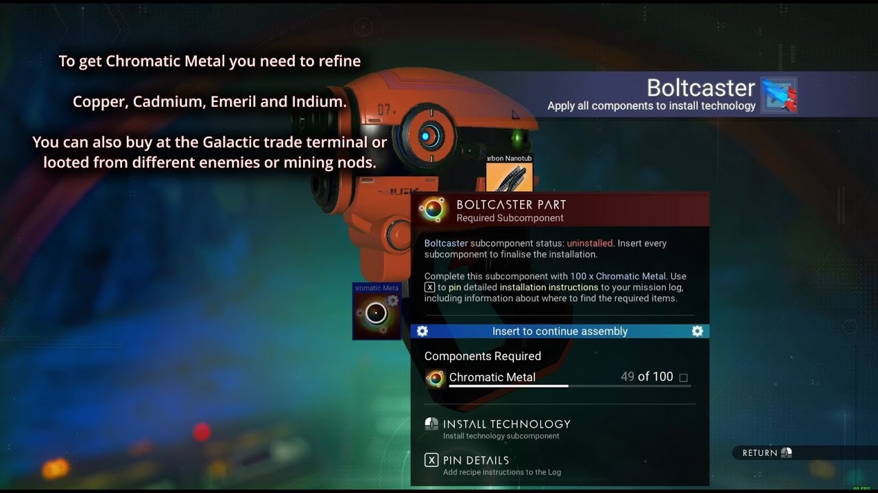 NMS│How to get CHROMATIC METAL with Copper Refining│Fast Guide 2025 ...