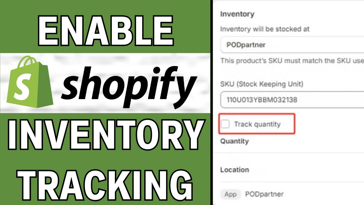 How To Fix Shopify Inventory Not Tracked (2025) - YouTube