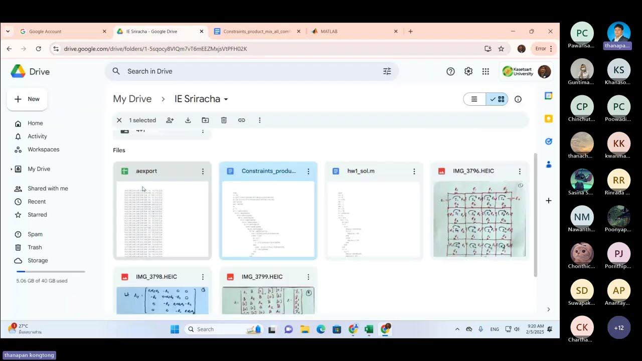 Lecture#6 Excel/Matlab Product Mix: LP with too many variables - YouTube