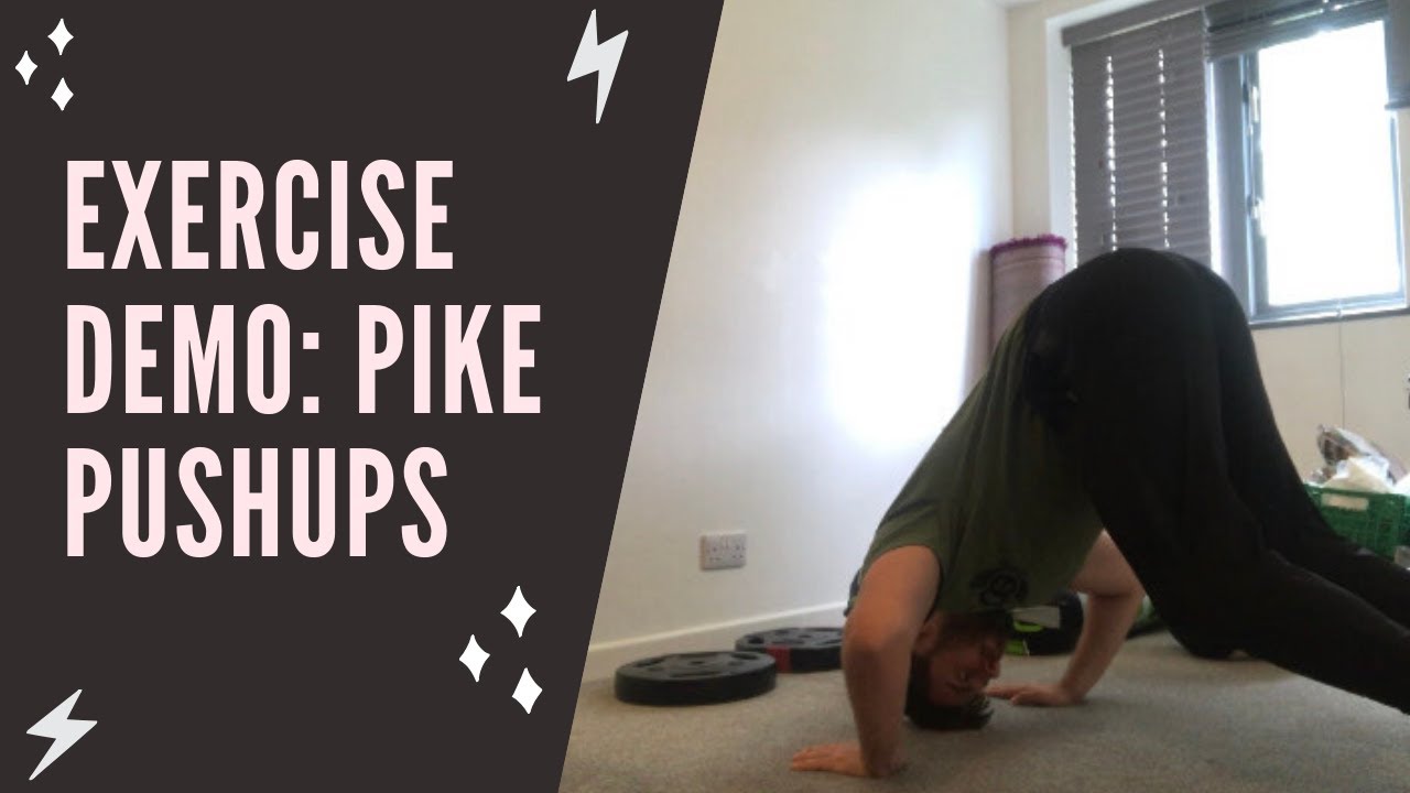 Exercise Demo: Pike Pushups - YouTube