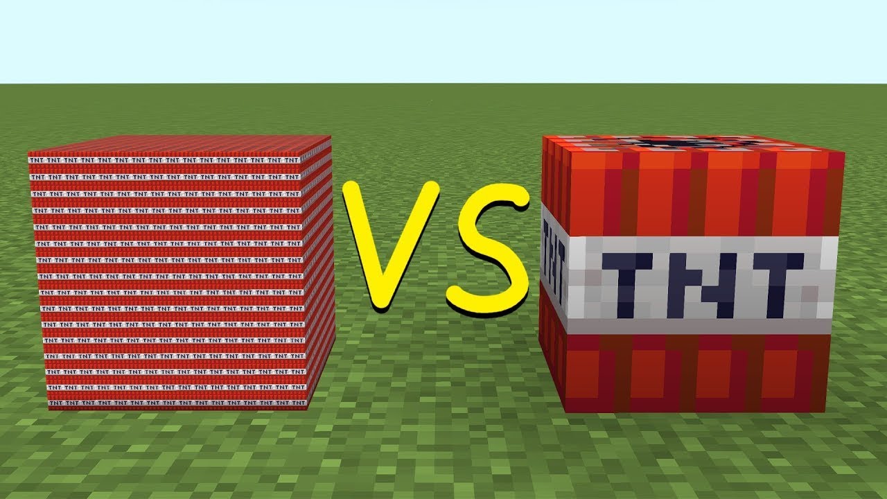 4096 mini tnt vs tnt - YouTube