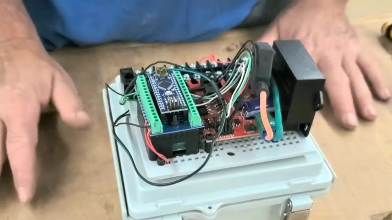 Control electrónico porton automático - YouTube