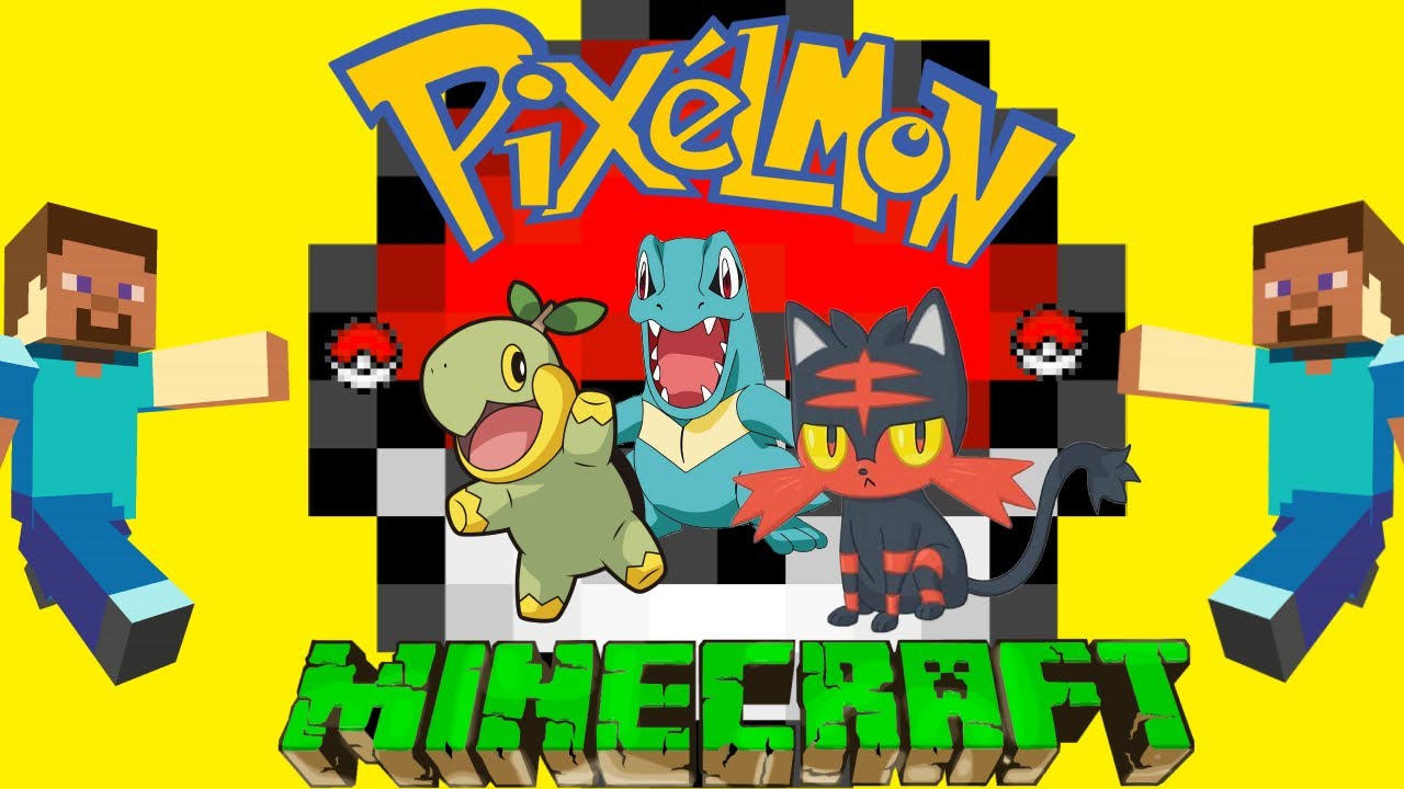 Blocky creatures in balls?! | Pixelmon Minecraft mod - YouTube