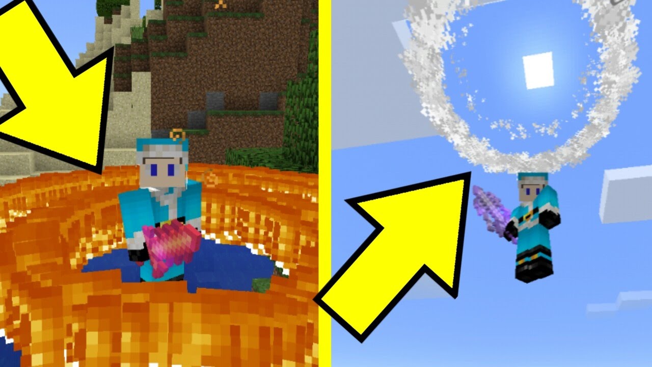 NOVAS ESPADAS ELEMENTAIS SUPER INCRÍVEIS PARA O MINECRAFT PE 1.0 (Pocket Edition) - YouTube