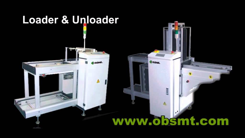 SMT (surface mounter technology) machines - YouTube