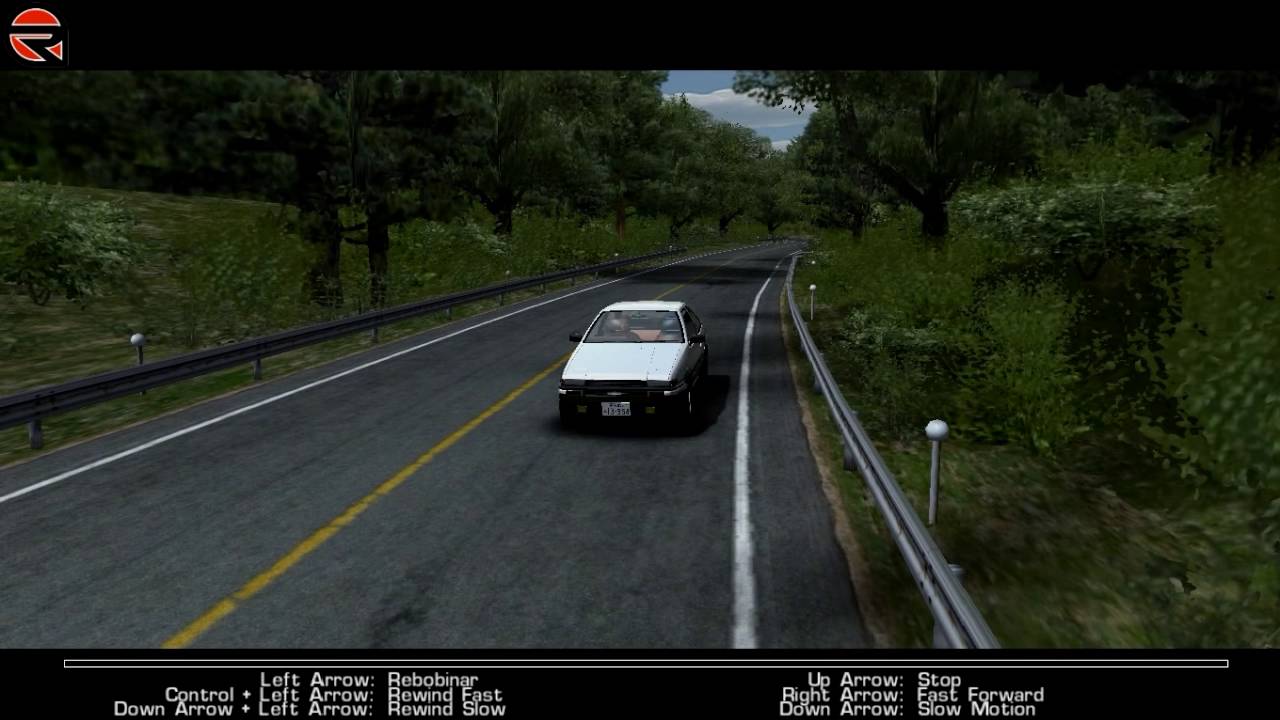 aprendiendo a derrapar en el monte Akina rfactor 1 mod Initial D - YouTube