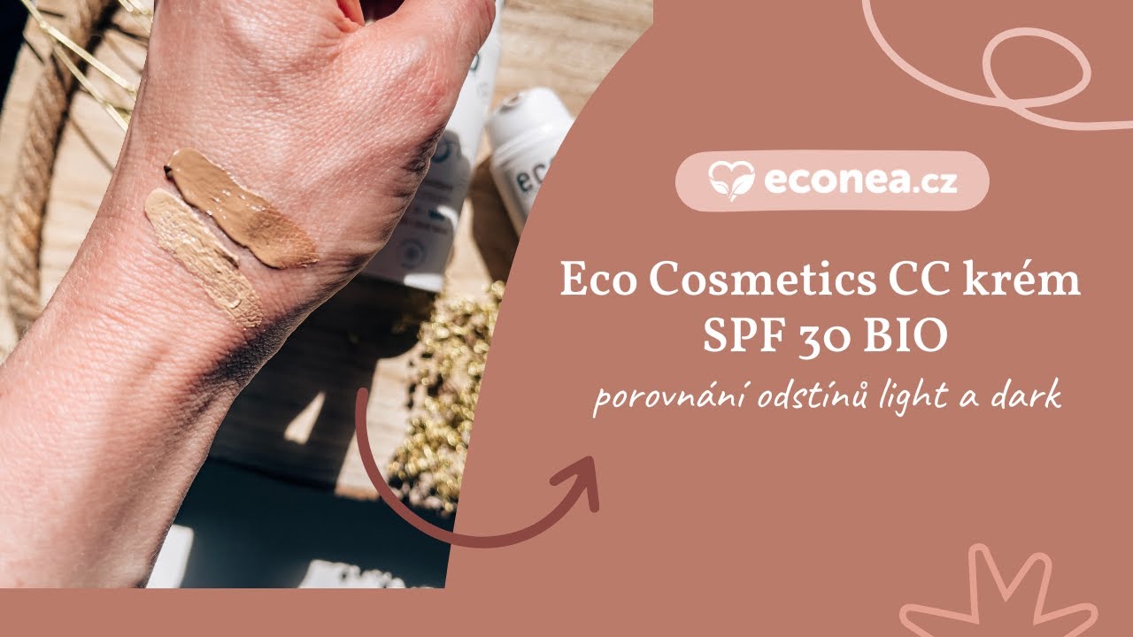 CC krém Eco Cosmetics SPF 30: vychytávka na léto kterou musíte mít! - YouTube