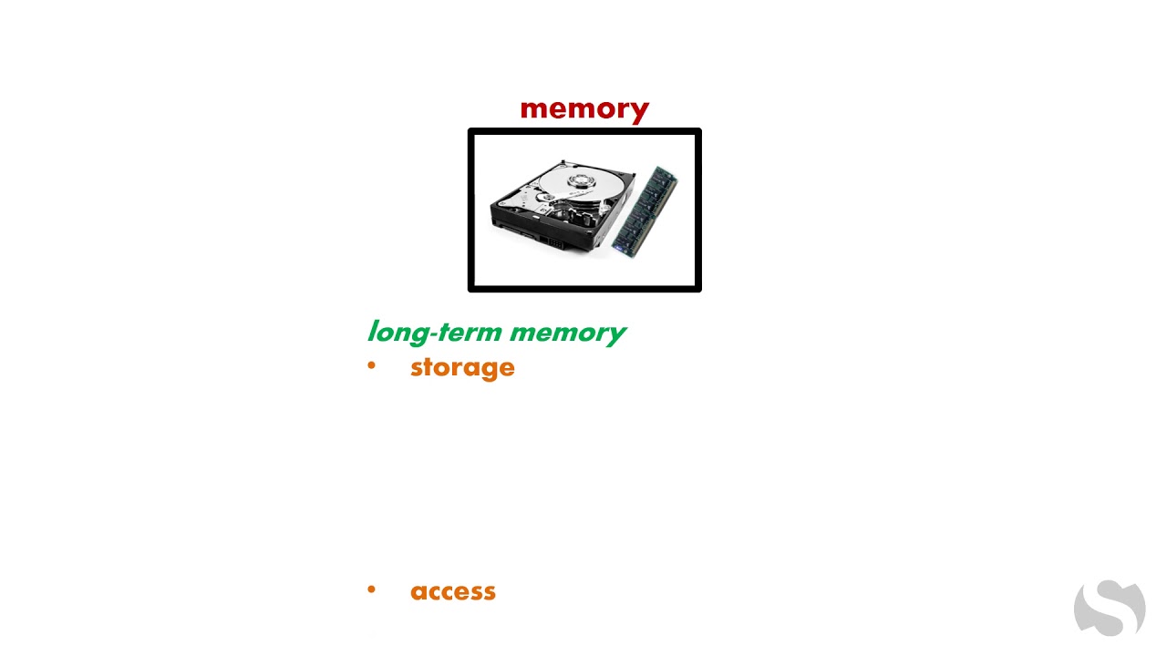 human memory as hard drive & RAM - YouTube