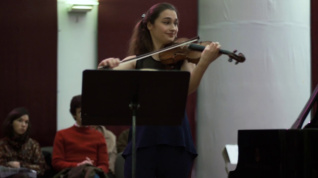 Beethoven, Violin Sonata No. 8, mvt II | Eva Zavaro, Julien Hanck - YouTube