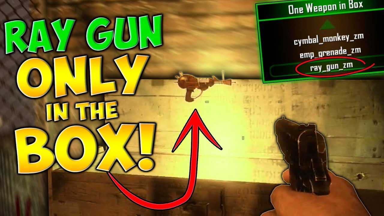 RAY GUN ONLY IN THE MYSTERY BOX MOD!! (Zombie Mod Trolling!) - YouTube