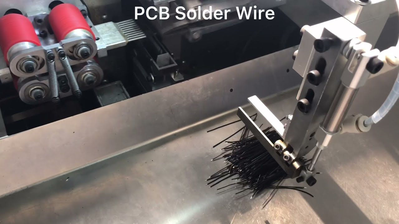PCB Jumper Wire Production - YouTube
