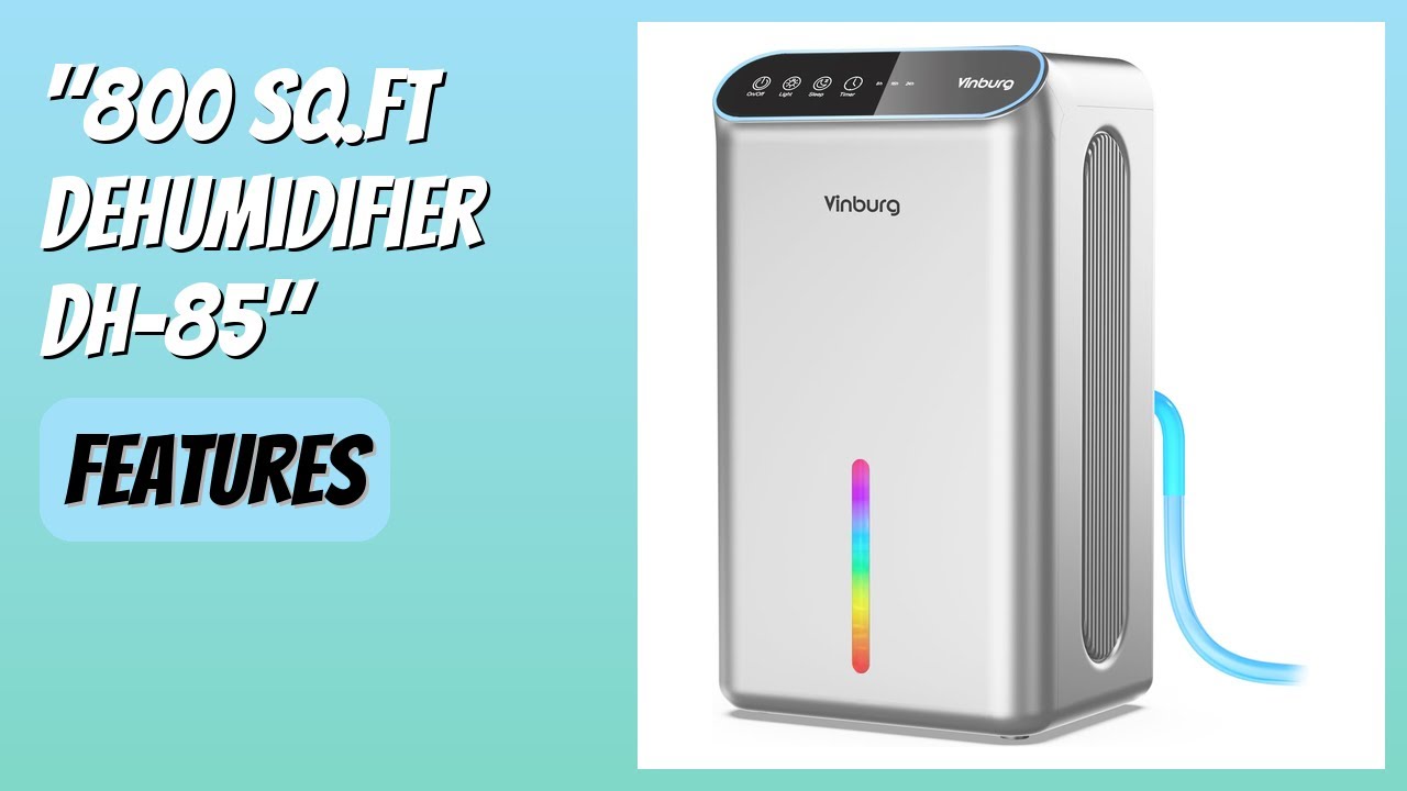 REVIEW (2026): "800 sq.ft Dehumidifier DH-85". Features - YouTube