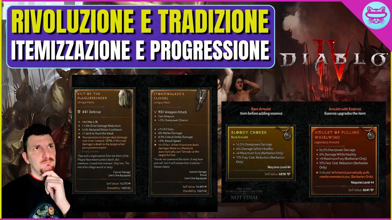 👹 DIABLO 4 GUIDA: C'è Una Sorpresa nel Rarity System | Progressione ...