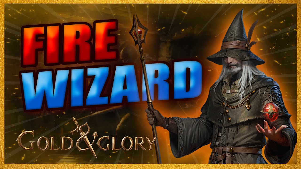 DAMAGENYA GILA BANGET COY!! | BUILD FIRE WIZARD SOLO RANK | GOLD AND GLORY GAMEPLAY - YouTube