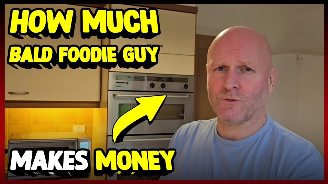 How Much Bald Foodie Guy Makes Money On YouTube 2024 - YouTube
