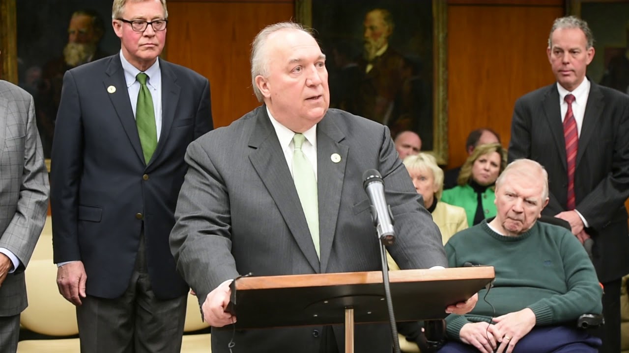 John Engler speaks about becoming MSU interim president - YouTube