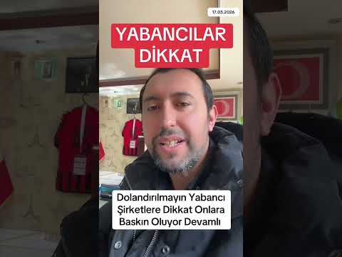 Yabancılar Dikkat Dolandırıcılar (maşenikler) Çoğaldı.