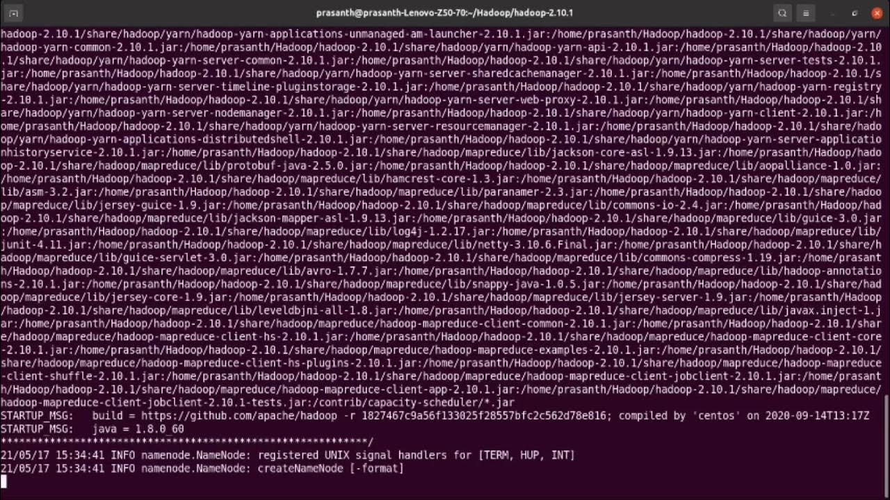 Video 1: Hadoop - How to Start Hadoop installed in pseudo-distributed Mode? - YouTube