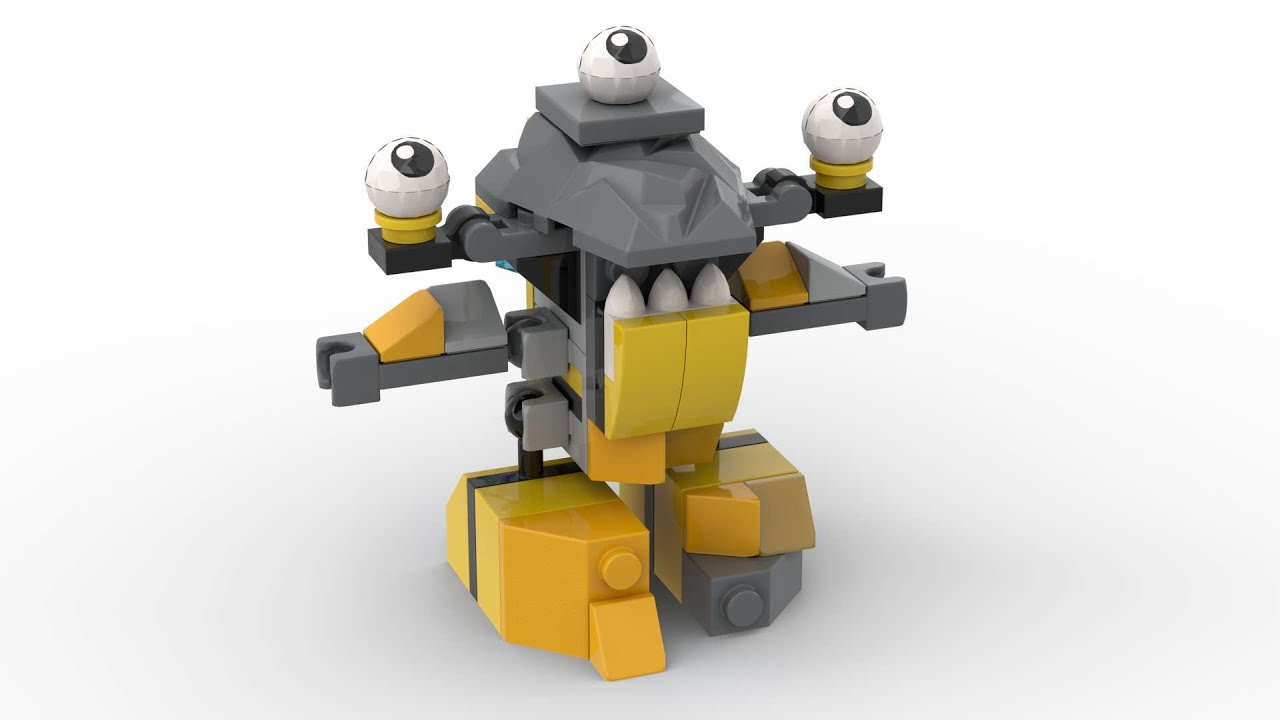 Lego Mixels Shuff + Zaptor Speed Build Studio Bricklink LDD by PLegoBB ...