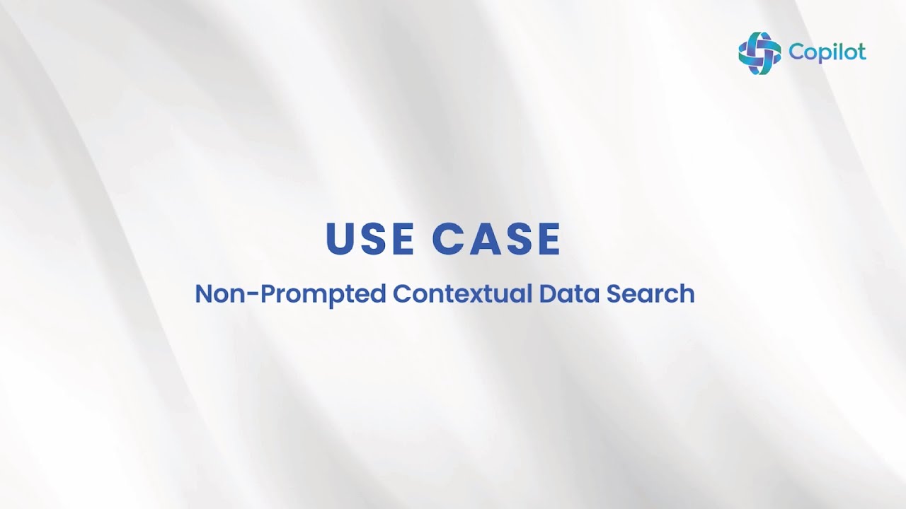 CRM AI Copilot Use Case| Non-Prompted, Contextual Data Search - YouTube