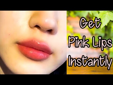 How To Get Pink Lips Instantly With Only One Ingredient I Get Pink Lips ...