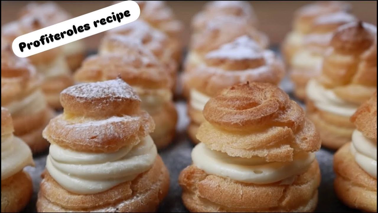 Easy Profiteroles Recipe - YouTube