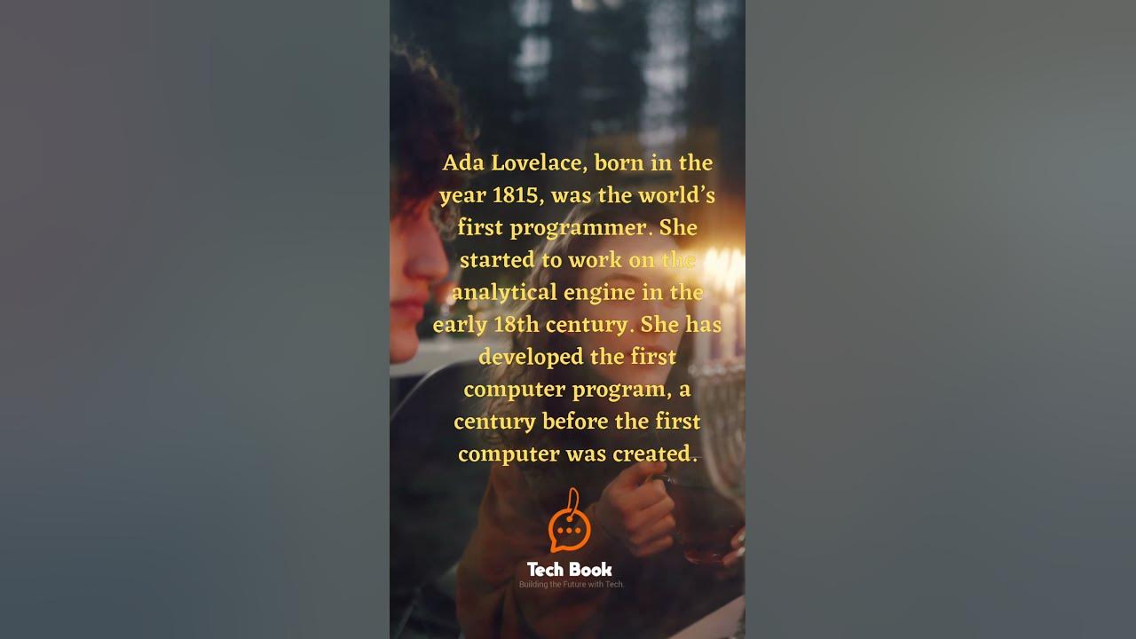 who is the world's first programmer? #shorts #youtube #reels #short # ...
