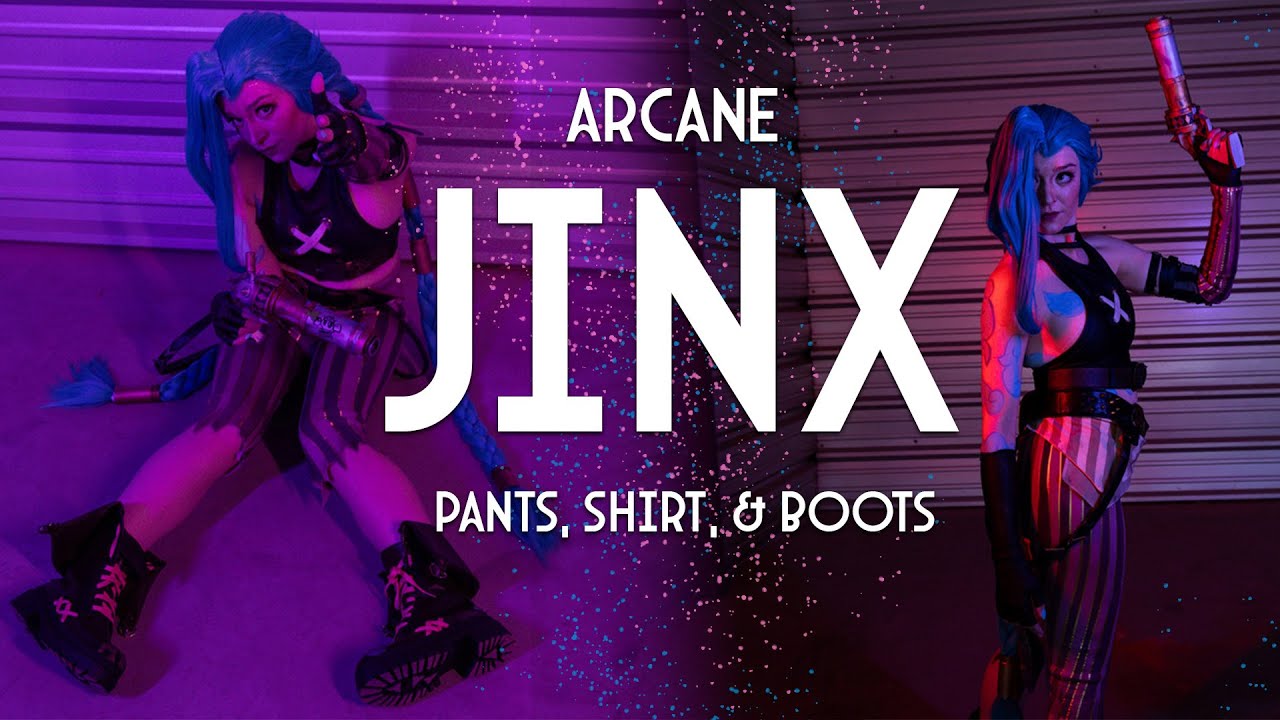 Making Jinx's Outfit from Scratch | Jinx Cosplay part 1 - YouTube
