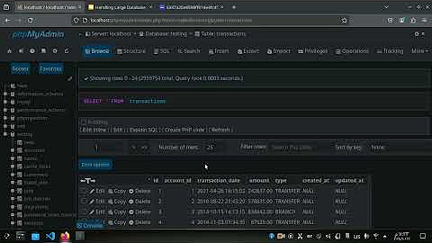 Dealing with huge data in laravel - YouTube