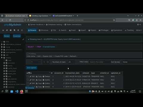 How to deal with big databases: Partitioning - YouTube