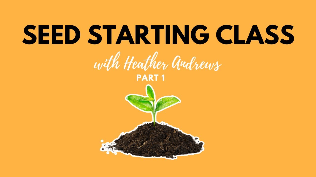 SEED STARTING CLASS | PART 1 - YouTube