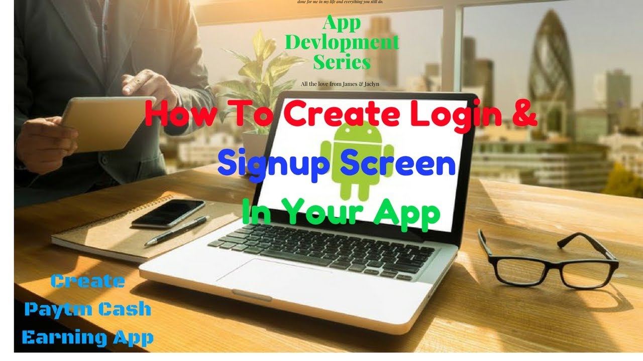How To Create Login and Signup Screen For Your App || App Devlopment ...