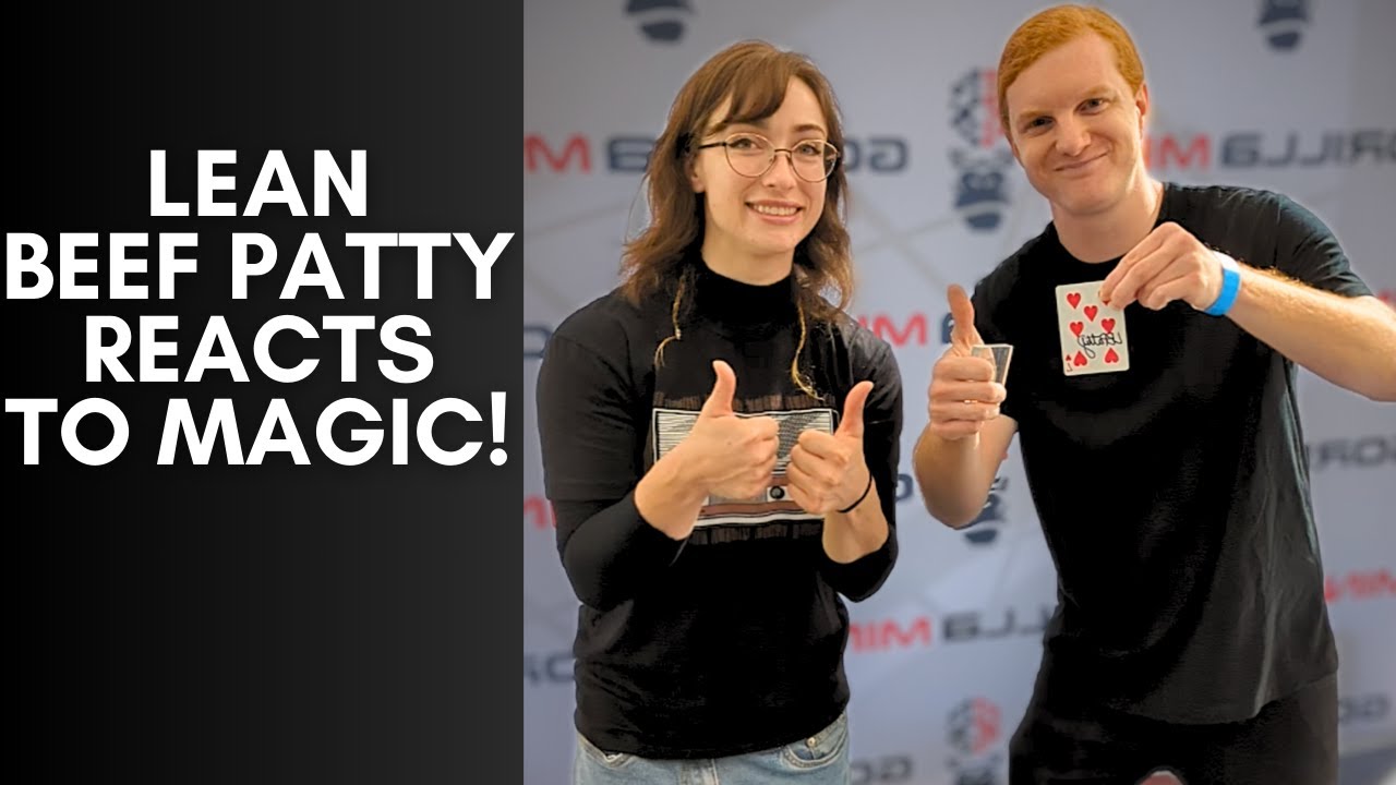 Lean Beef Patty's Reaction to Mind-Blowing MAGIC TRICKS! - YouTube