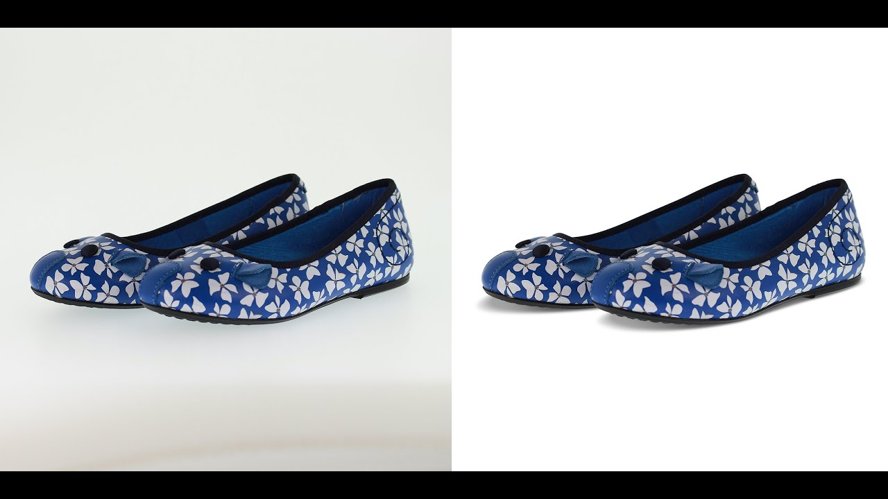 How to Remove Background Shoe Image - YouTube
