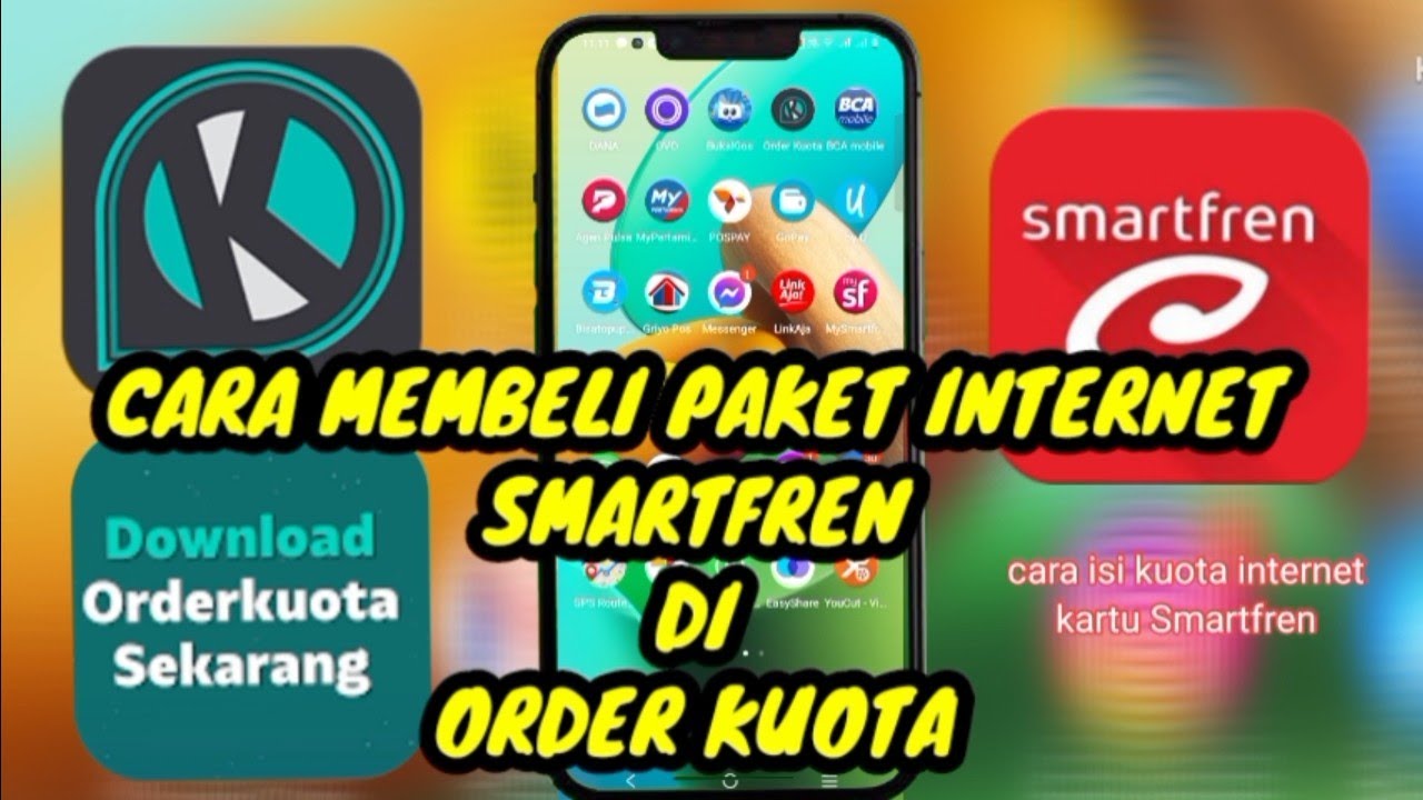 BELI KUOTA INTERNET MURAH DI APLIKASI ORDER KUOTA - YouTube