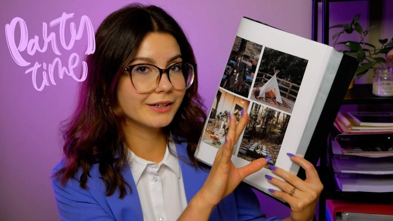 ASMR | personal assistant plans your party | paper • crinkles • soft ...