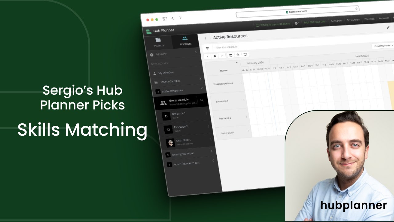 Sergio's Hub Planner Picks #3 Skills Matching - YouTube