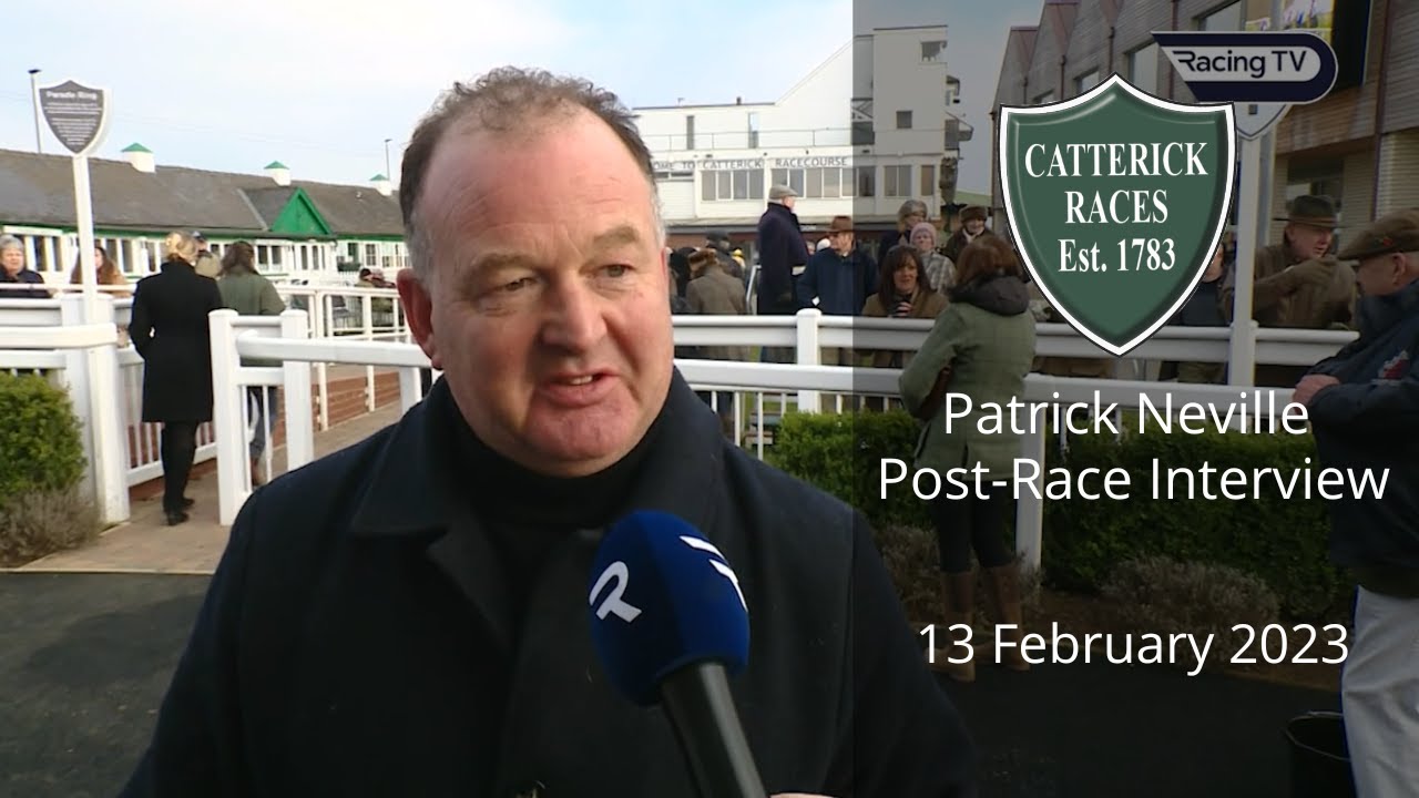 Post-race interview - Patrick Neville's Treble! - YouTube