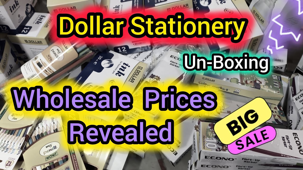 Dollar Stationery Wholesale Prices Revealed | New Prices 2025 | Stationery Items | #Stationery ...