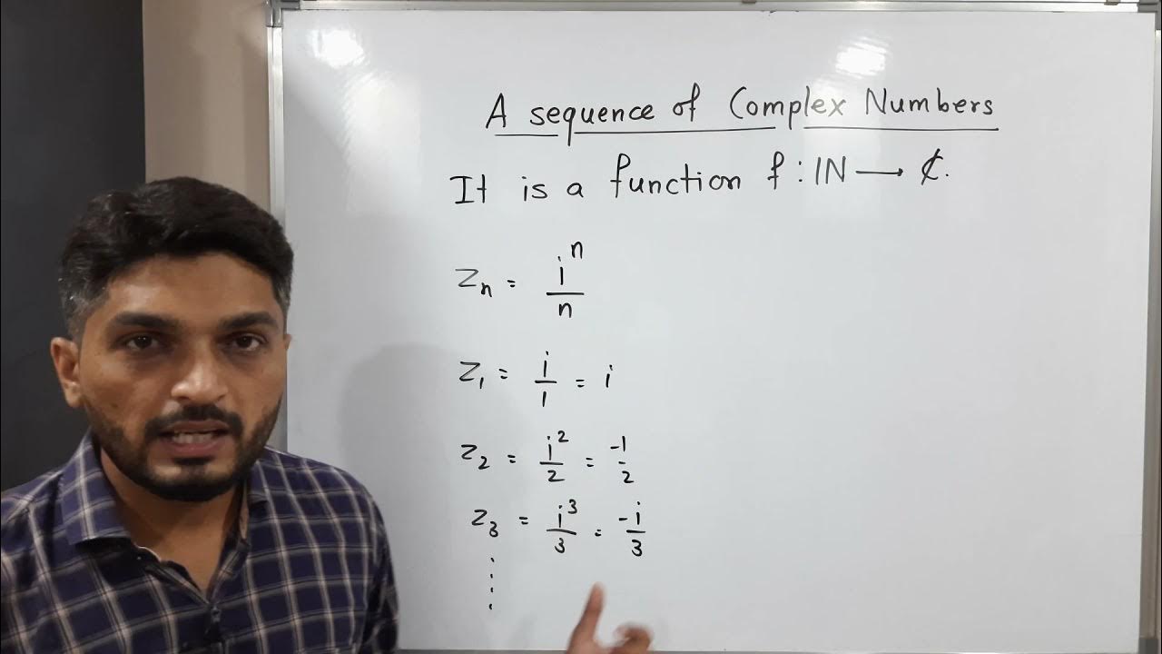 Complex Analysis | Unit 1 | Lecture 19 | Sequence of Complex Numbers - YouTube