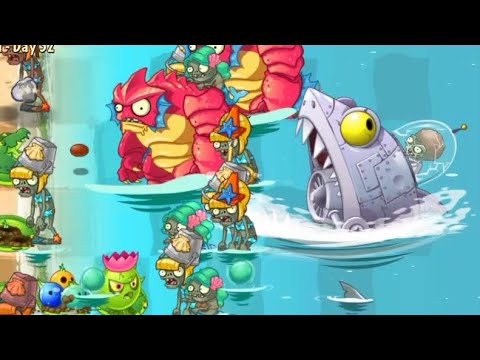 BIG WAVE BEACH - DAY 32 PvZ 2 - FINAL BOSS BATTLE - PLANTS VS ZOMBIES 2 ...