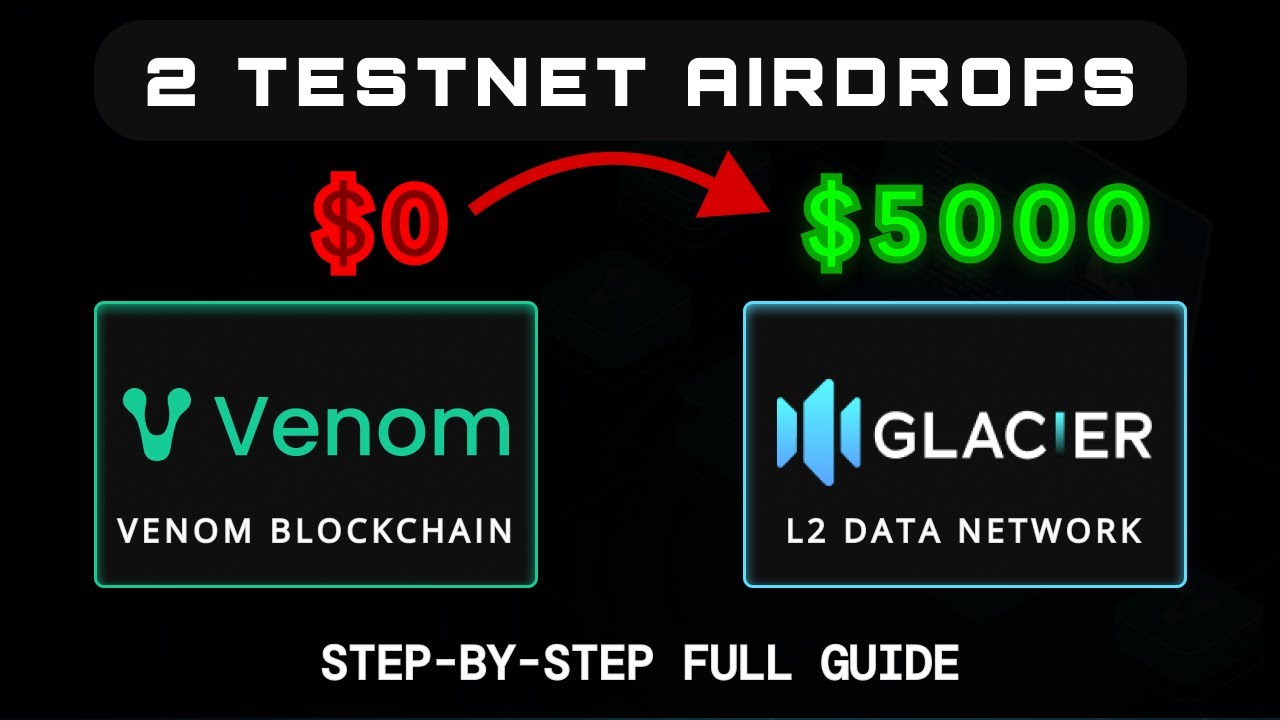 VENOM Blockchain & Glacier Testnet #Airdrop Full Guide | $0 cost - YouTube